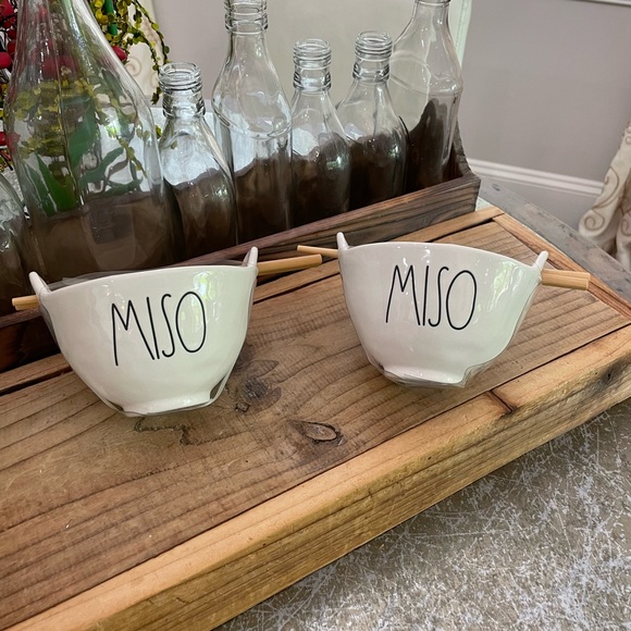 Rae Dunn | Dining | Rae Dunn Mini Miso White Bowls Set 2brand New | Poshmark
